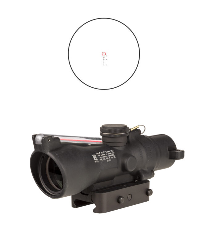 Trijicon ACOG 3X24mm Dual Illuminated Red Horseshoe Dot 7.62X39 TA50-C ...