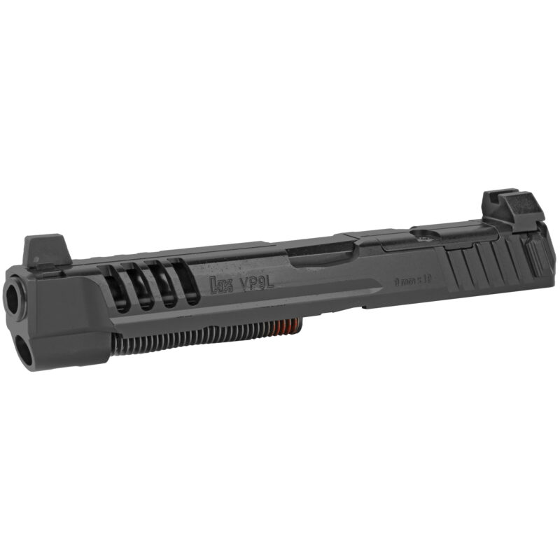 HK VP9 Long Optic Ready Complete Slide Black Steel W/ Suppressor Sight ...