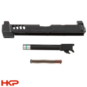 HK VP9 Long Optic Ready Complete Slide Black Steel W/ Suppressor Sight ...